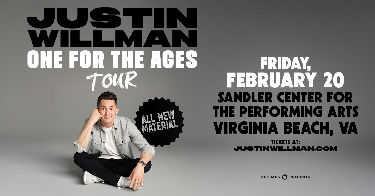 Justin Willman | Sandler Center for the Performing Arts